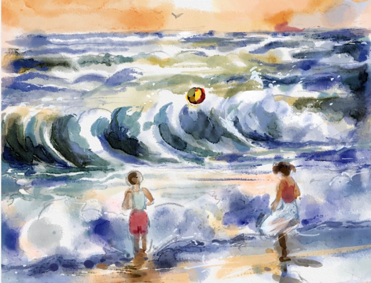 Beach Ball: an acrostic poem – LesleyScoble.com