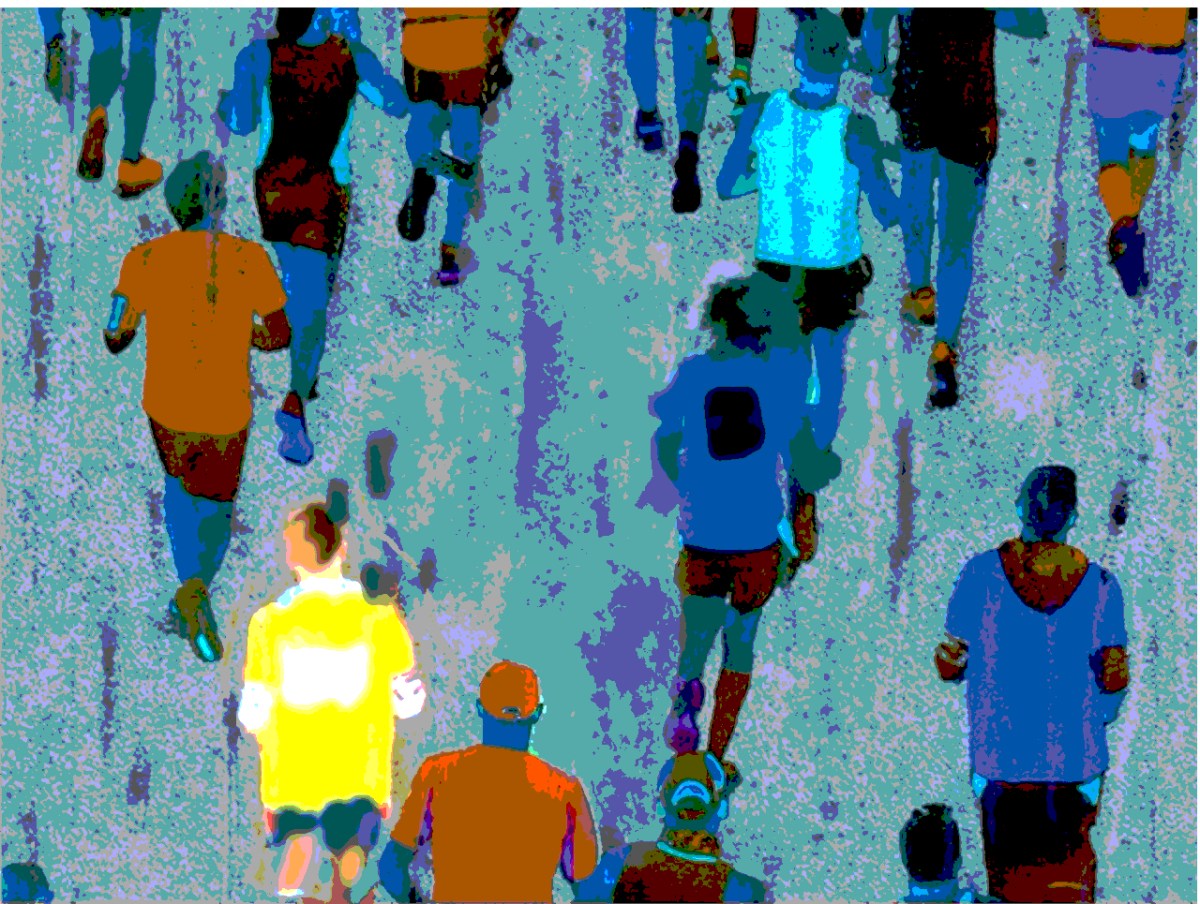 The Marathon Runner: a tapestry poem – LesleyScoble.com